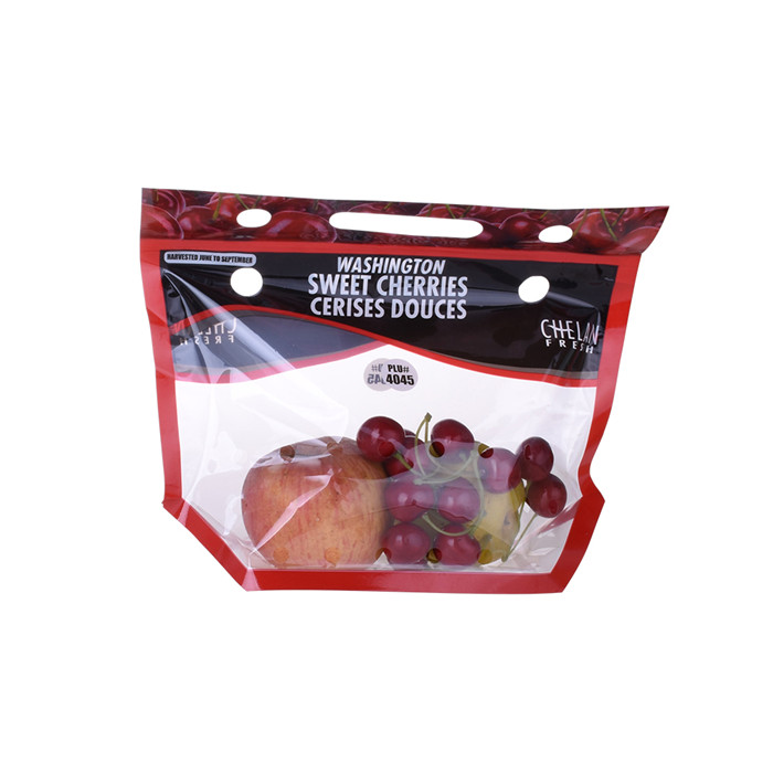 Heat seal plastic grape packaging bag with slider zipper for packing ...