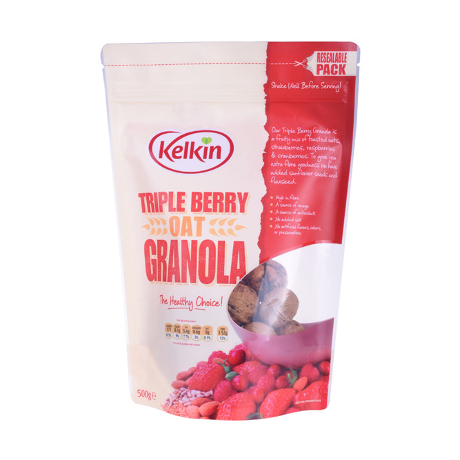 Heat seal dry mix packaging bags zipped for dried fruit by digital ...